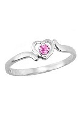 Baby Birthstone Rings, Kids Birthstone Rings - buy online and ...